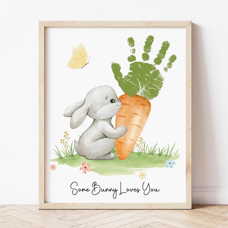 Easter Spring Handprint - Etsy UK
