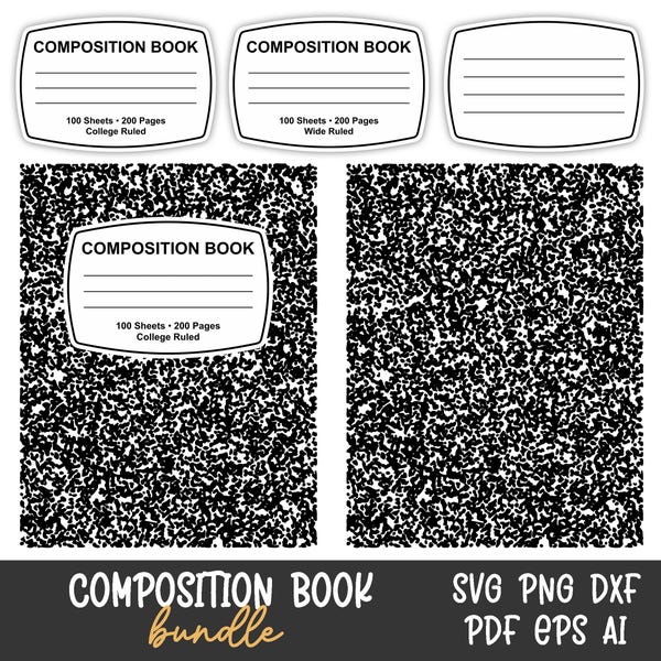 Composition Notebook - Etsy