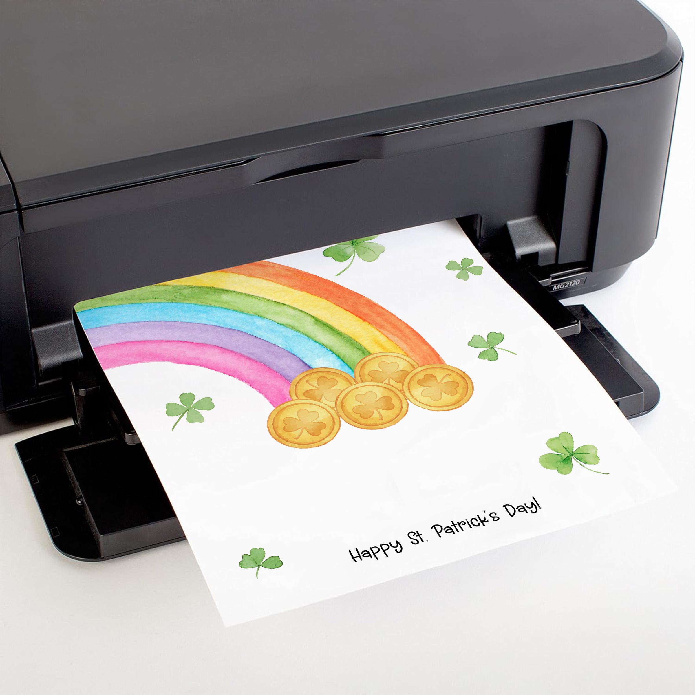Pot of Gold Rainbow Handprint Art Printable, St. Patrick's Day ...