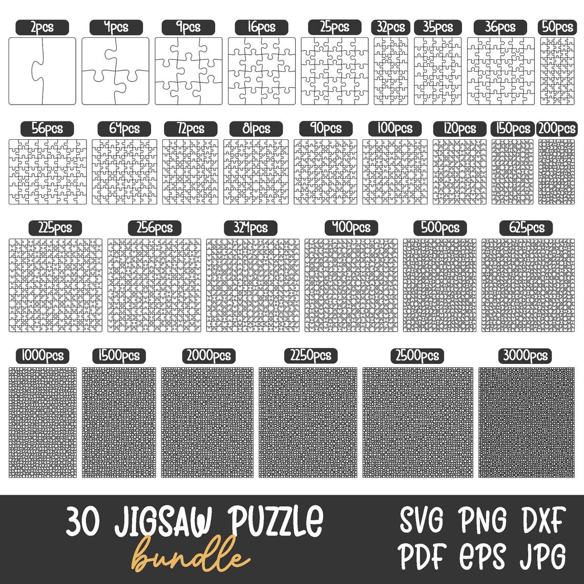 Puzzle Svg Templates, Jigsaw Puzzle Svg, Puzzle Cut Template, Puzzle ...