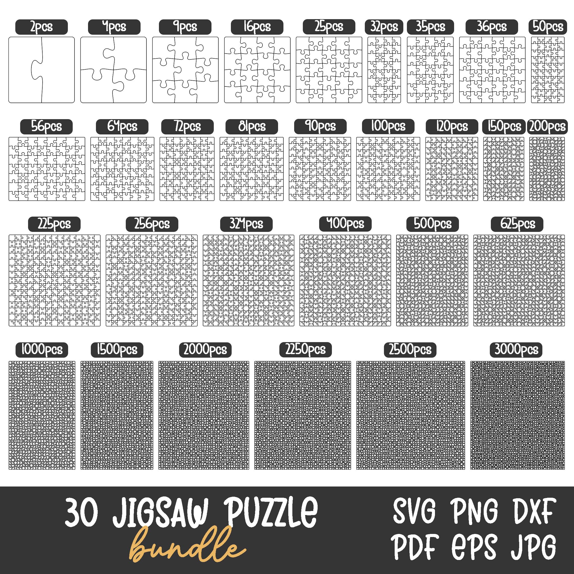 Puzzle Svg Templates, Jigsaw Puzzle Svg, Puzzle Cut Template, Puzzle ...