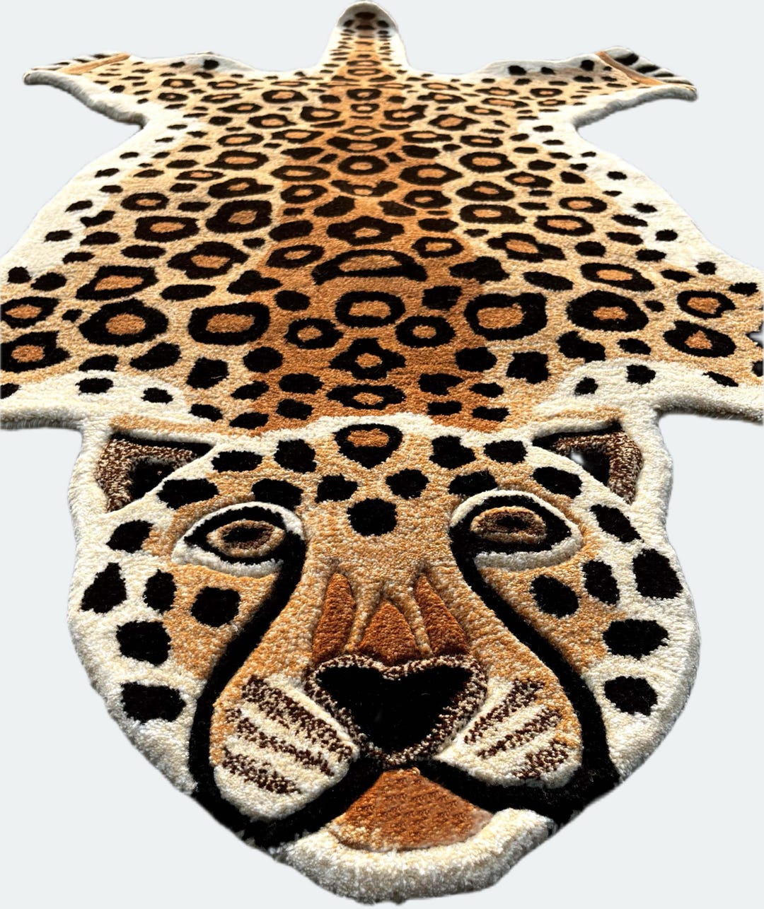 Handmade Tufted Leopard Rug – Animal Print Wildlife Decor - Etsy