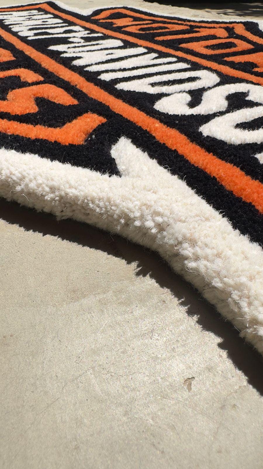 Handmade Harley Davidson Logo Tufted Rug Motorcycle Garage & Man Cave ...