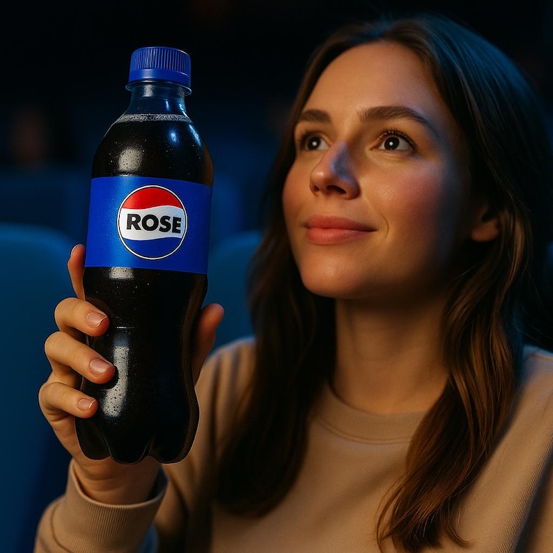 Sticker Label – Personalized Pepsi Bottle Label, Custom Soda Label ...