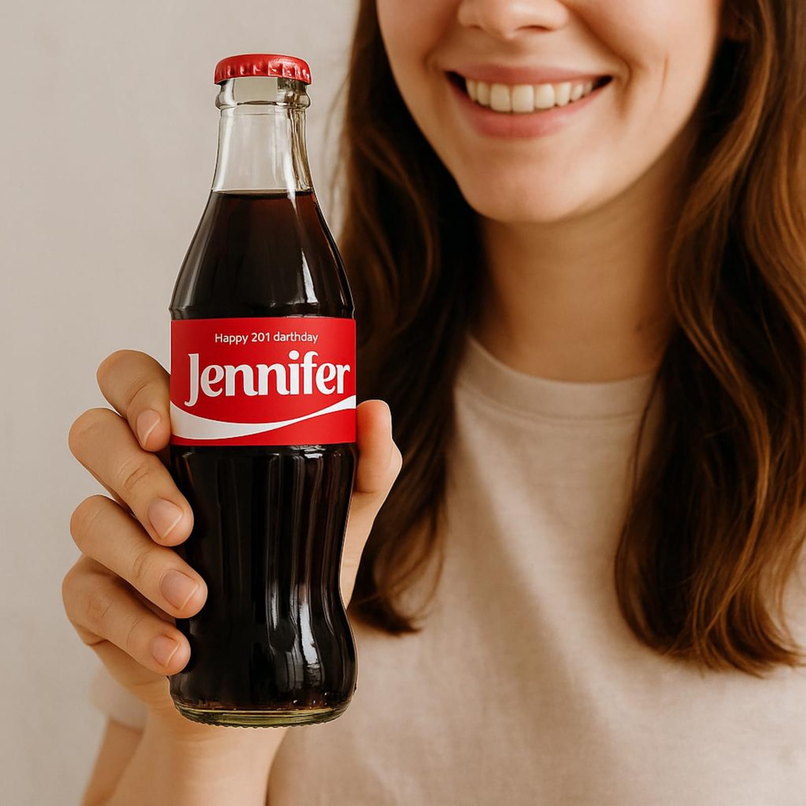 DIY Editable Custom Coke Bottle Label | Personalized Cola Label ...