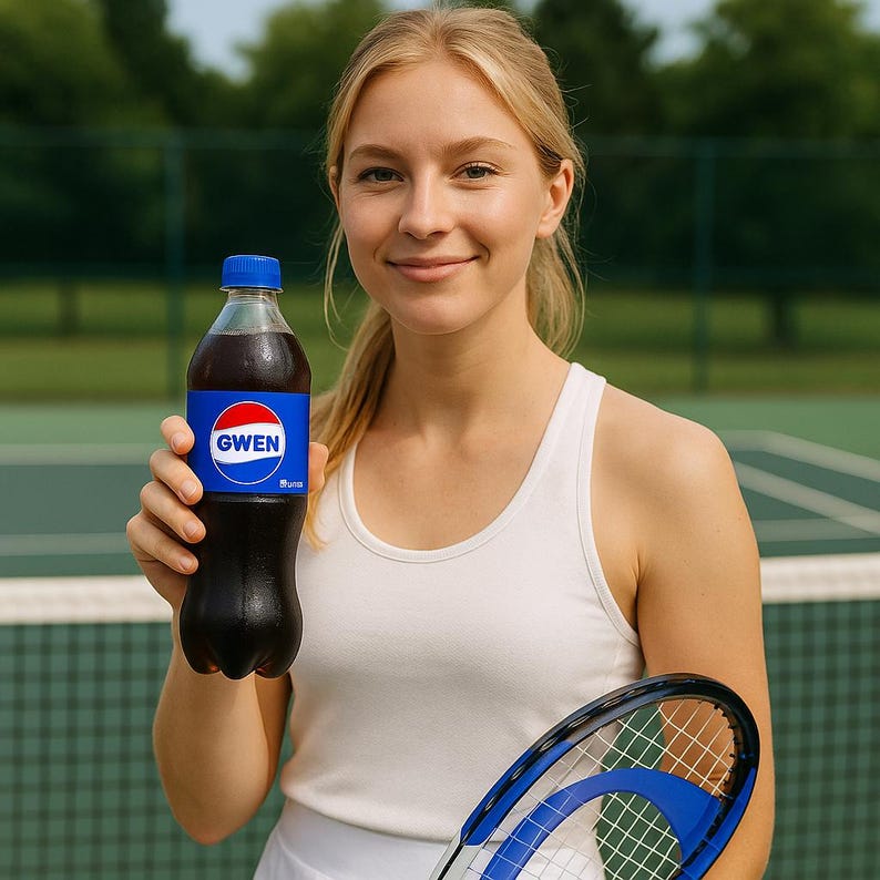 Sticker Label – Personalized Pepsi Bottle Label, Custom Soda Label ...