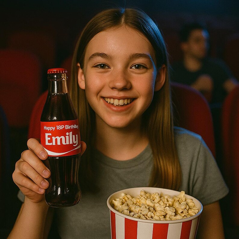 DIY Editable Custom Coke Bottle Label | Personalized Cola Label ...