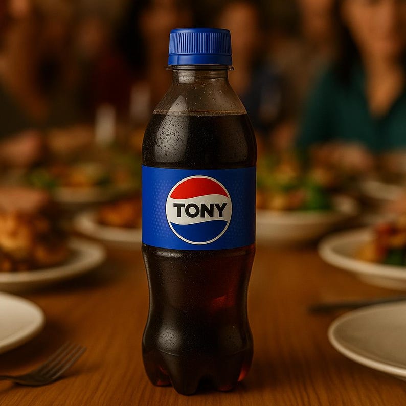 Sticker Label – Personalized Pepsi Bottle Label, Custom Soda Label ...