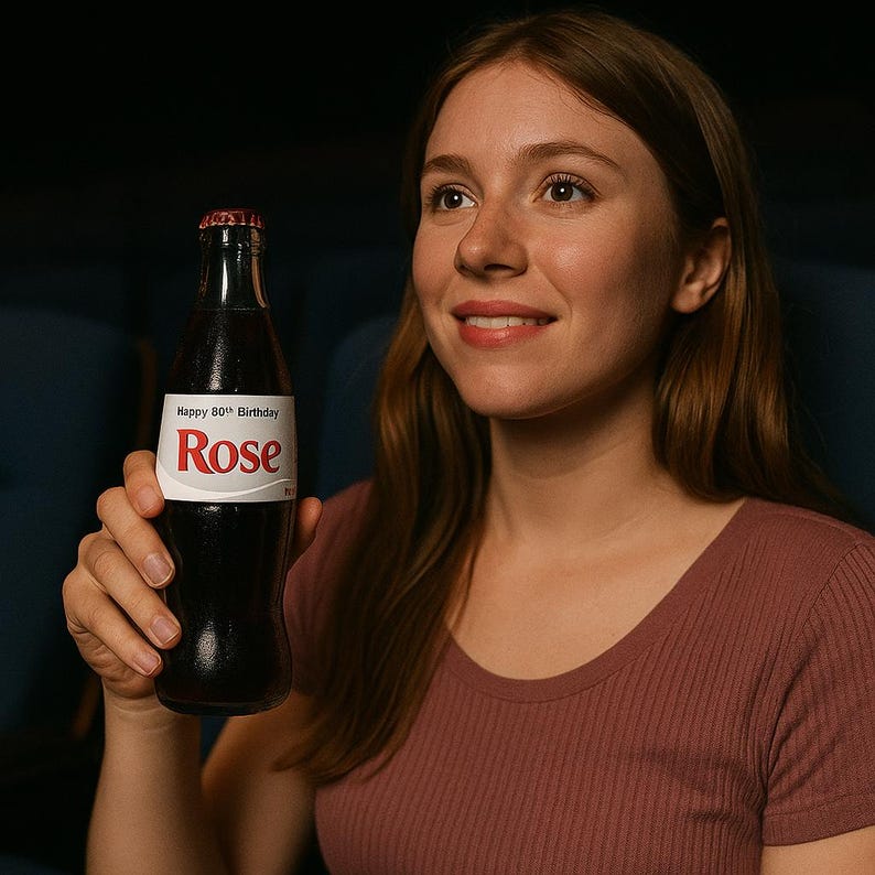 DIY Editable Custom Light Cola Bottle Label | Personalized Canva ...
