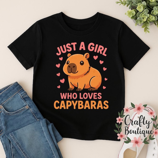 Capybara Pajamas Girls - Etsy UK