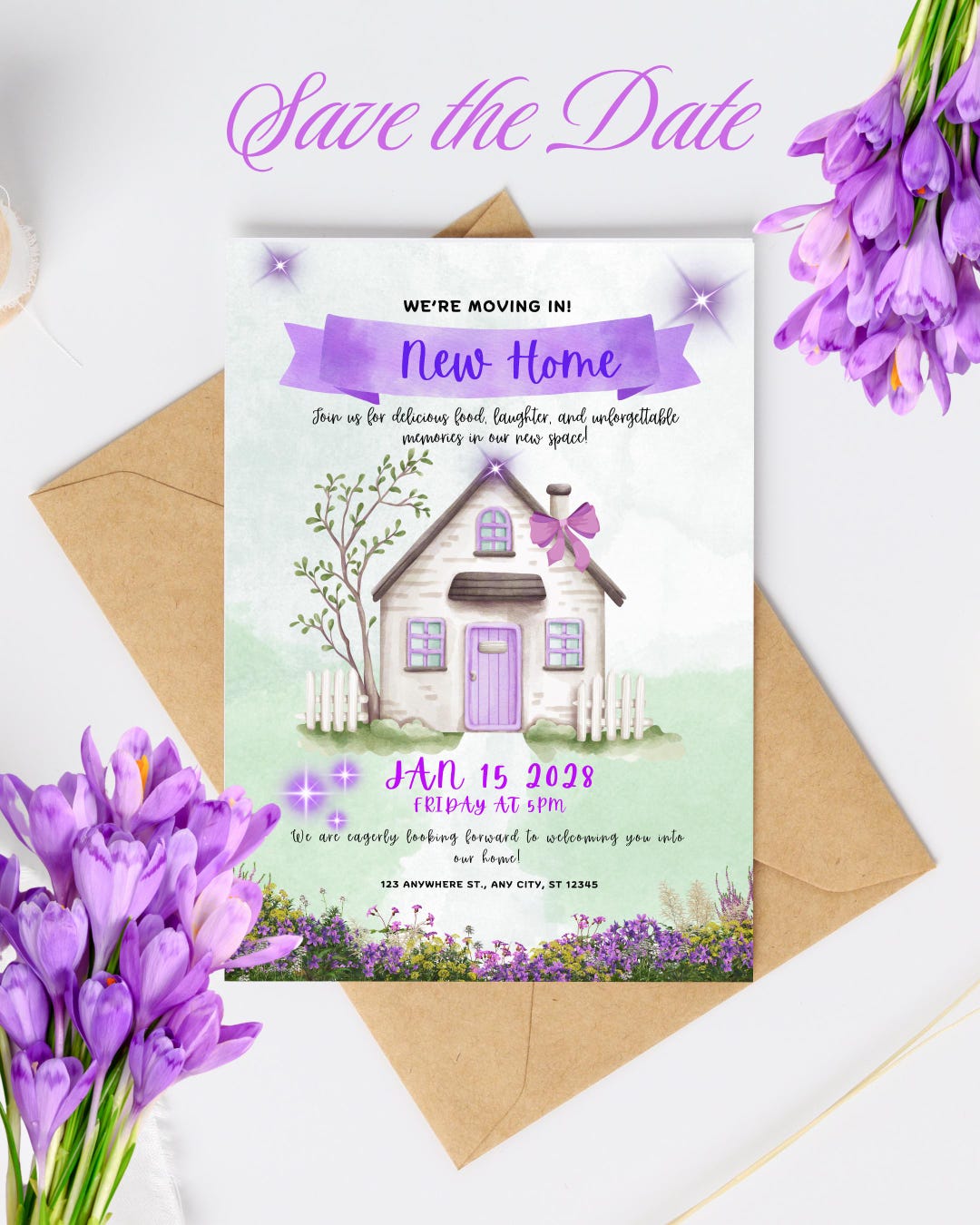 Editable House Warming Invitation, House Warming Party, Invitation Card ...