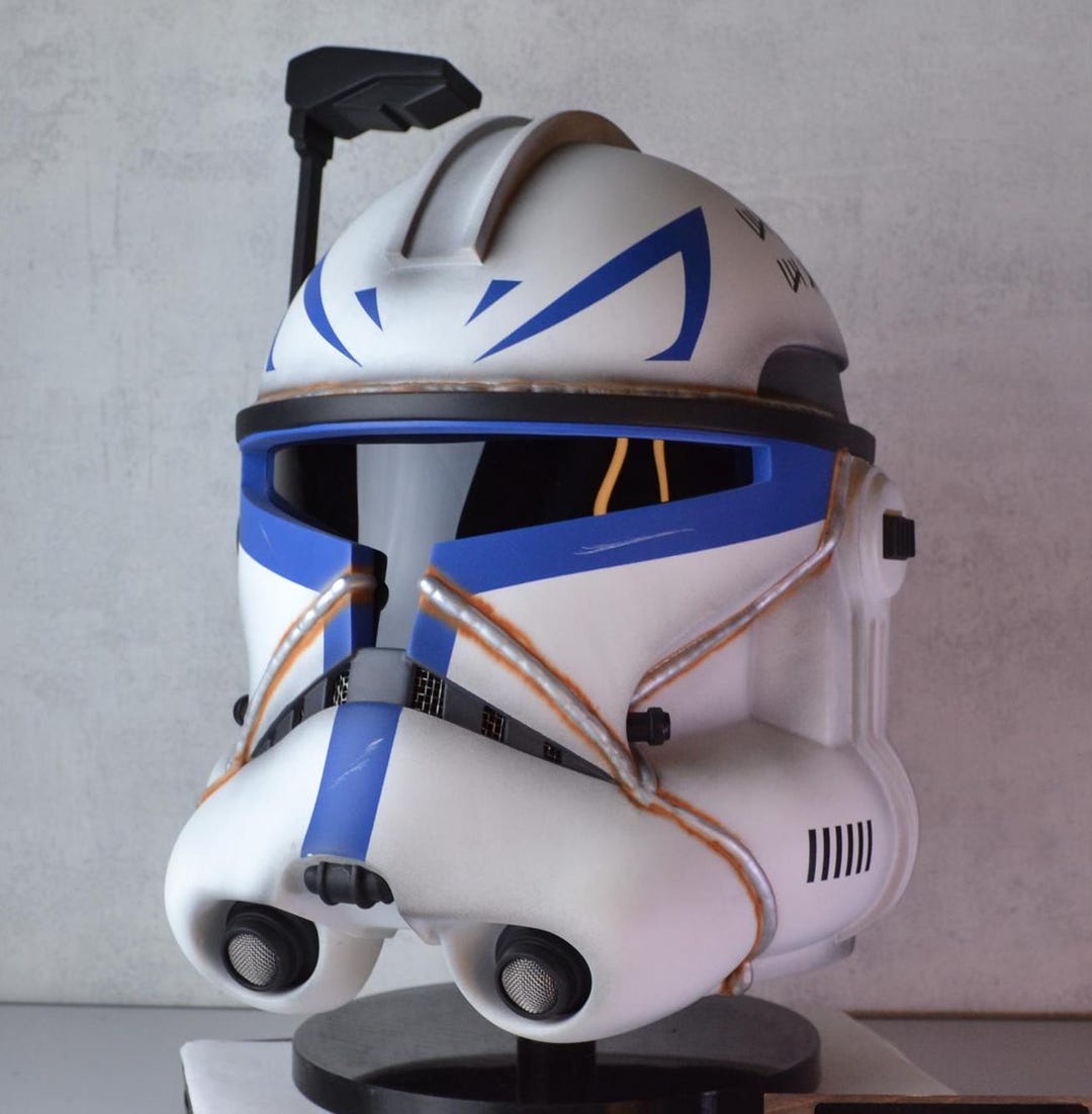 Realistic Captain Rex Clone Trooper Phase 2 Helmet From Star Wars ...
