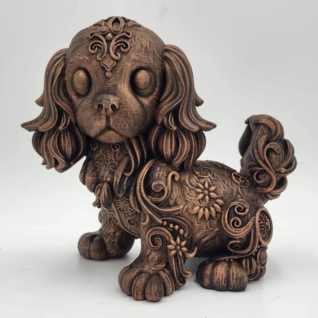 Cocker Spaniel Dog Figure 3D Print Model - STL File - 3D Print Ready ...