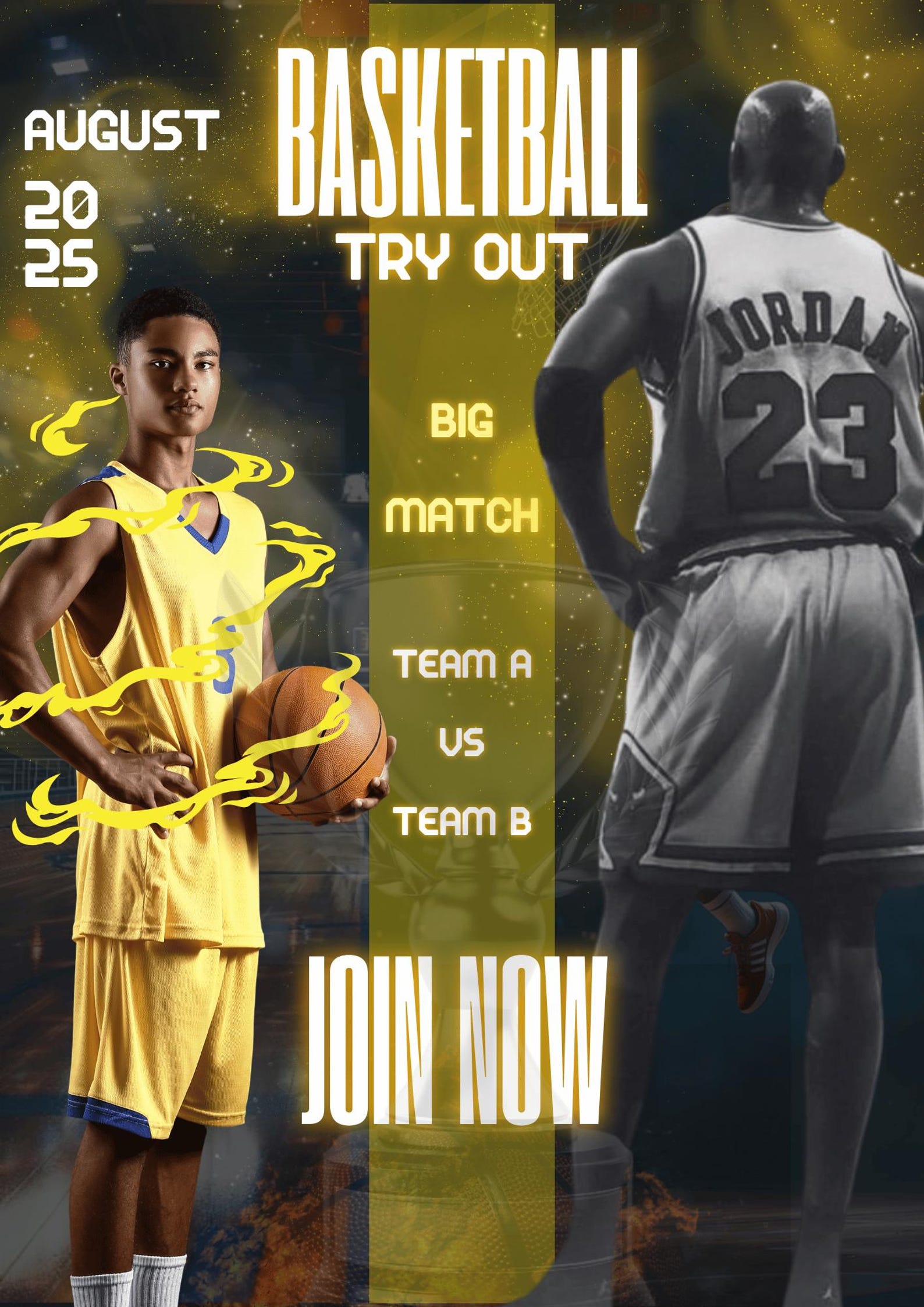 Basketball Poster Templates, PSD Sports,basketball Sports Posters ...
