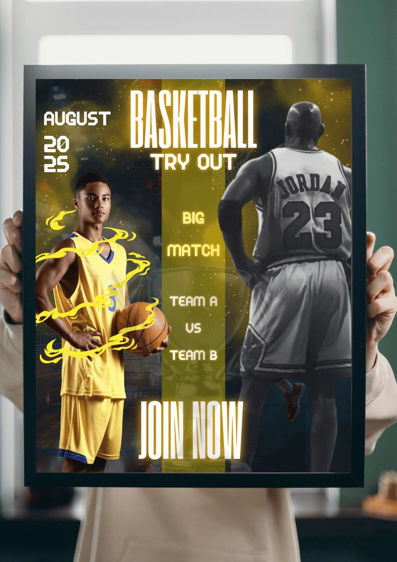Basketball Poster Templates, PSD Sports,basketball Sports Posters ...