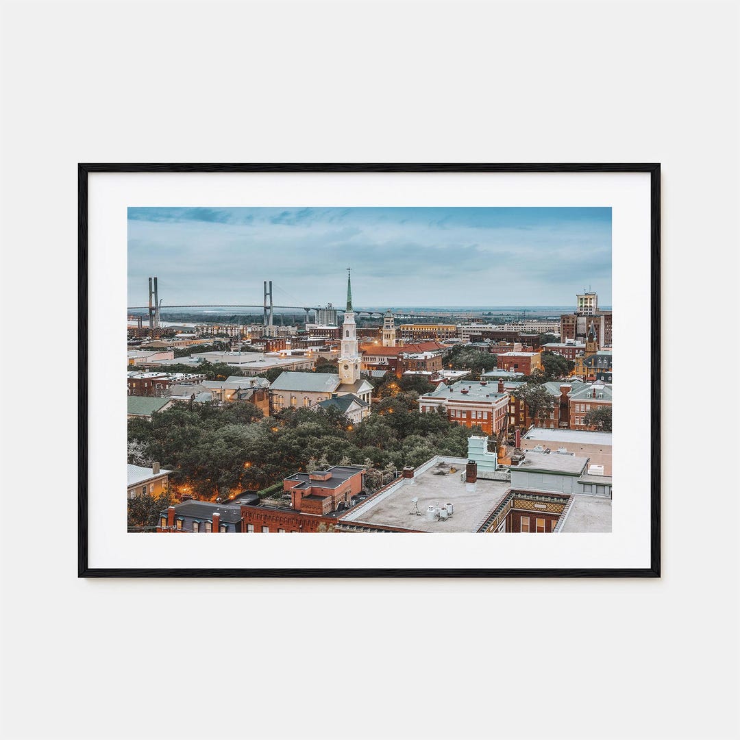 Savannah Colorful Poster Print Horizontal, Savannah Photo Wall Art ...