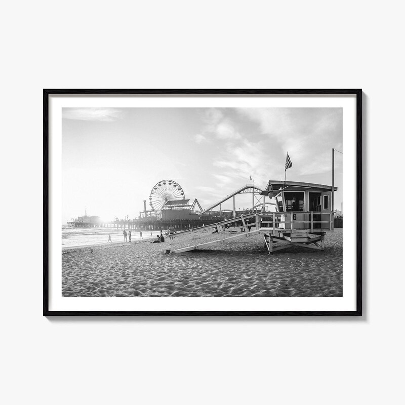 Santa Monica Poster - Etsy