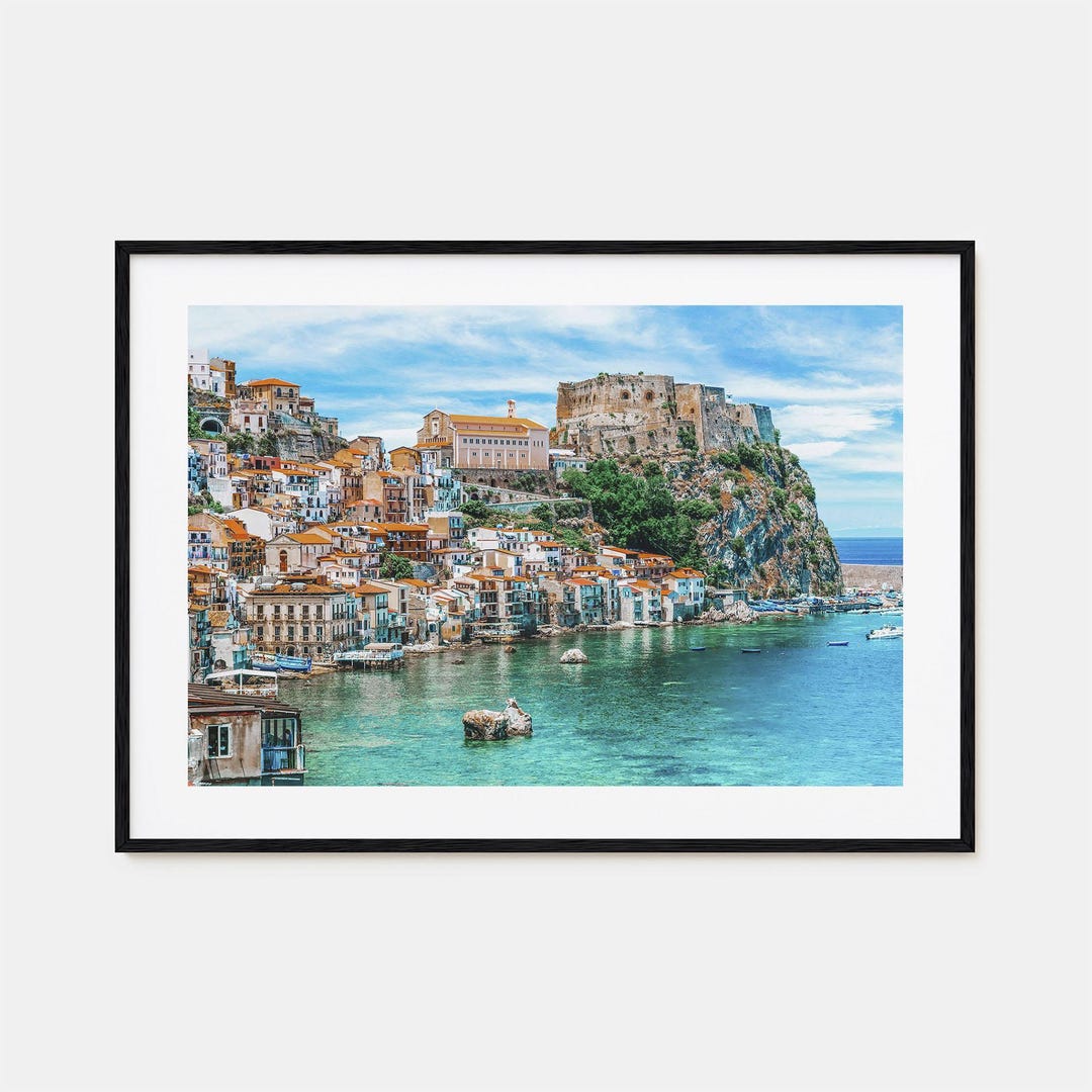 Calabria Colorful Poster Print Horizontal, Calabria Photo Art, Calabria ...