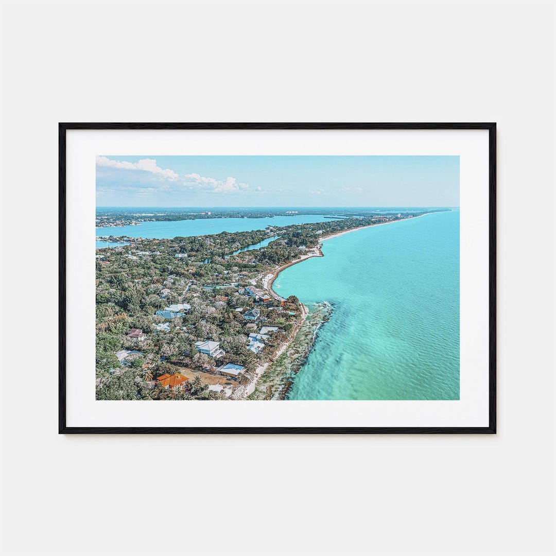 Siesta Key Colorful Poster Print Horizontal, Siesta Key Photo Wall Art ...