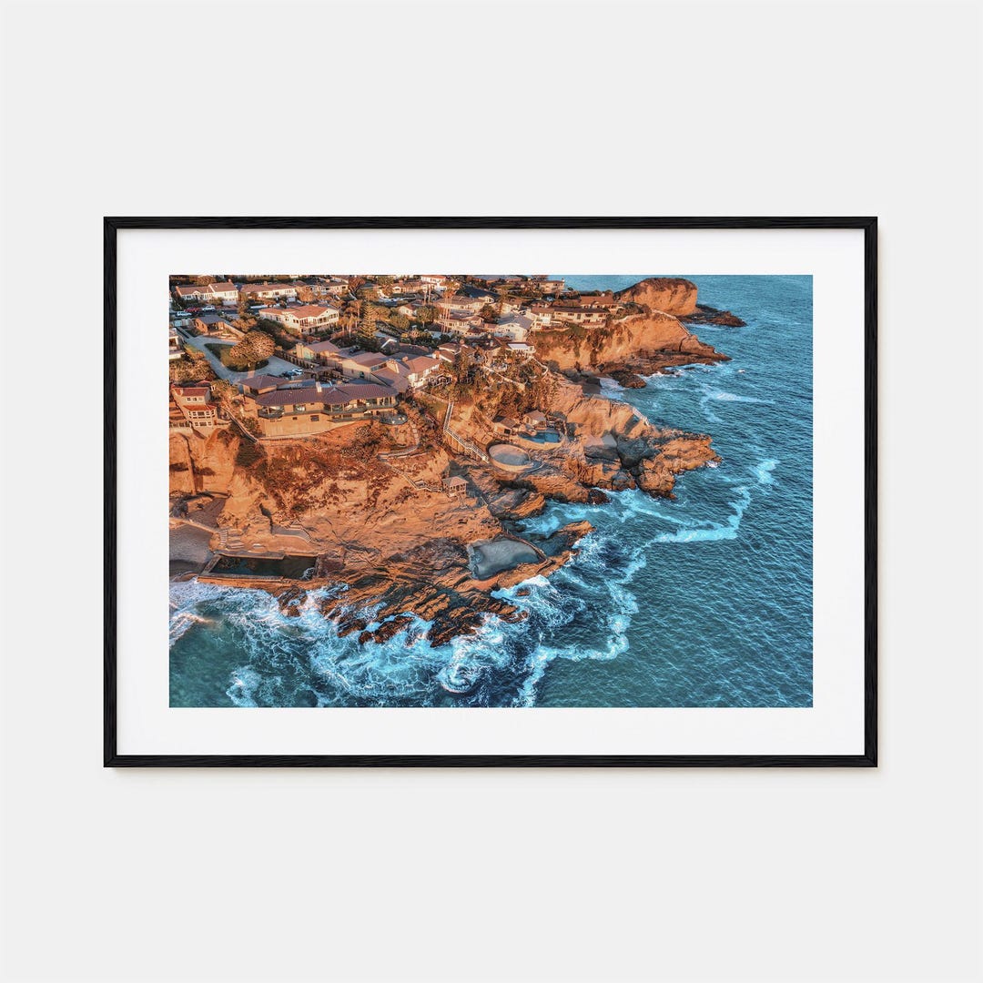 Orange County Colorful Poster Print Horizontal, Orange County Photo Art ...