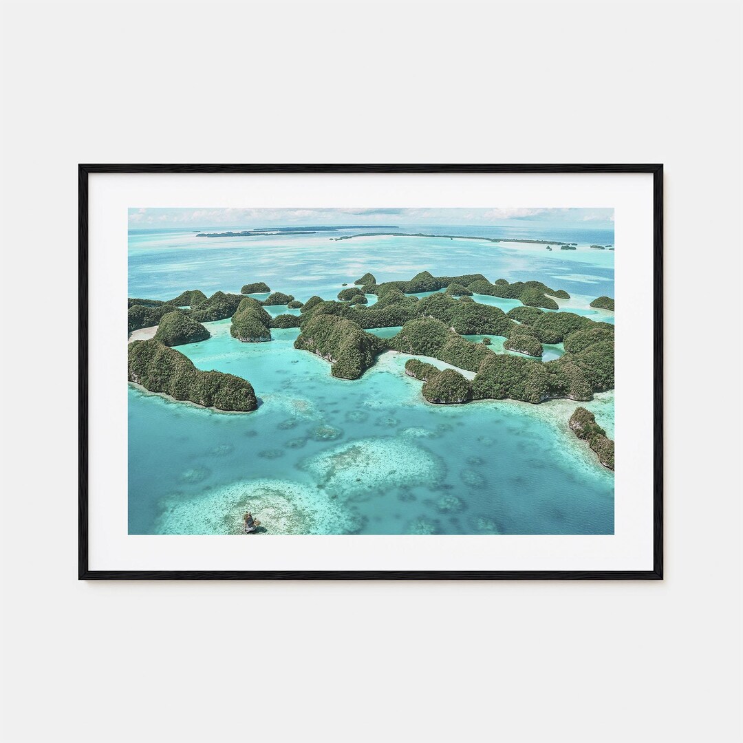 Palau Colorful Poster Print Horizontal Oceania, Palau Photo Art, Palau ...