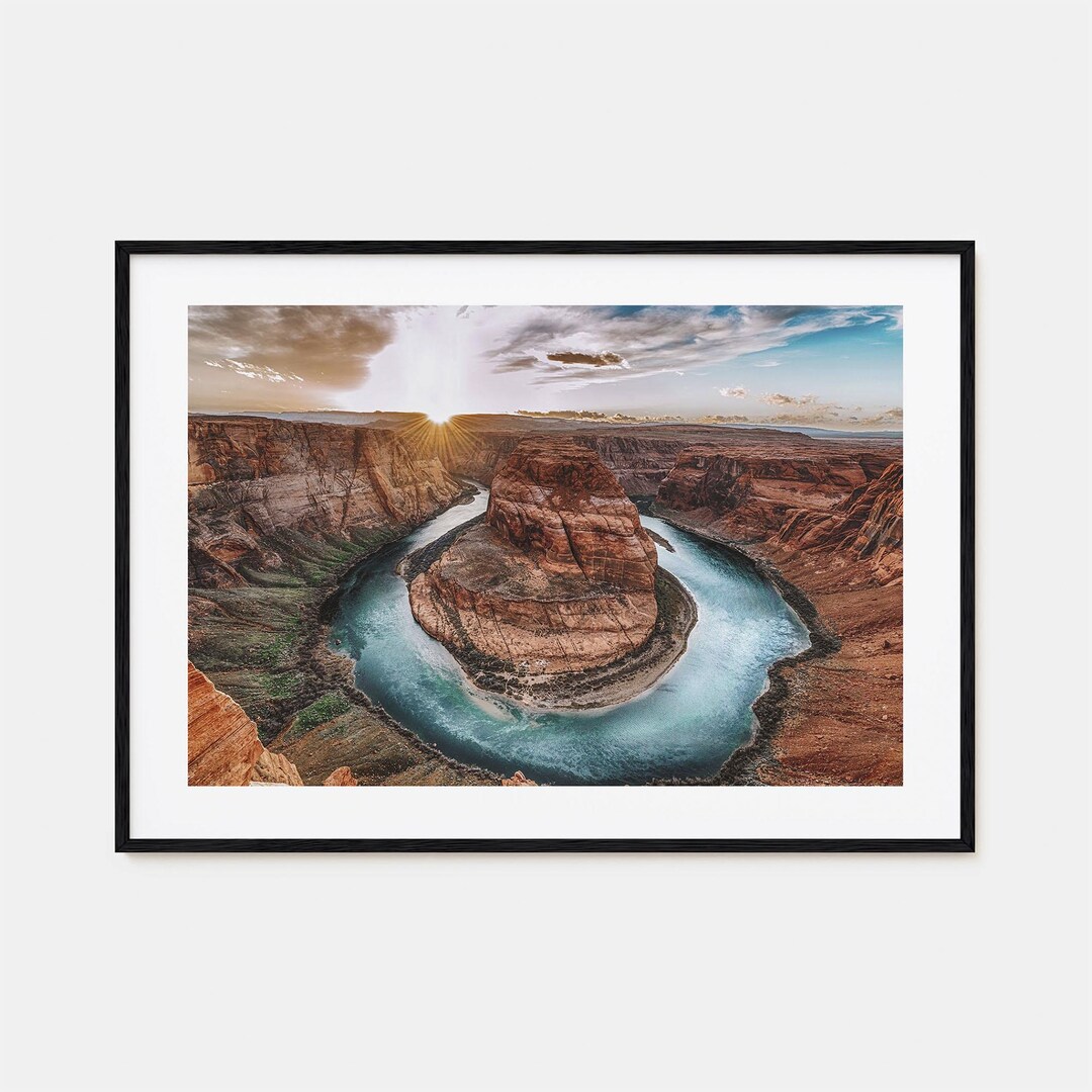 Grand Canyon Colorful Poster Print Horizontal, Grand Canyon Photo Wall Art, Decor, Travel Print ...