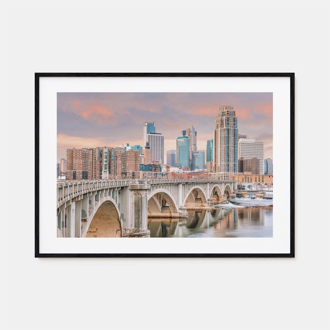 Minnesota Colorful Poster Print Horizontal, Minnesota Photo Wall Art ...