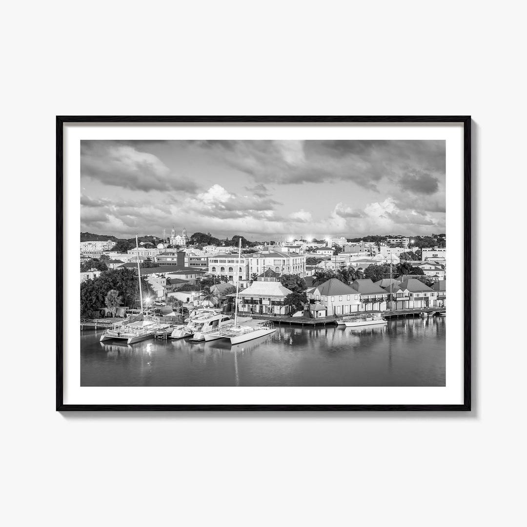 St John's Skyline Fine Art Photography Print, Redcliffe Quay Poster ...