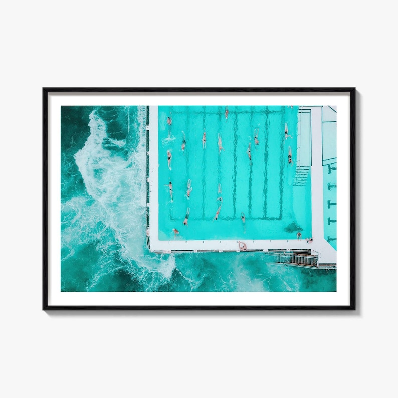 Bondi Beach Fine Art Photography Print, Iceberg Pools Poster, Sydney Wall Art, Australia Decor ...