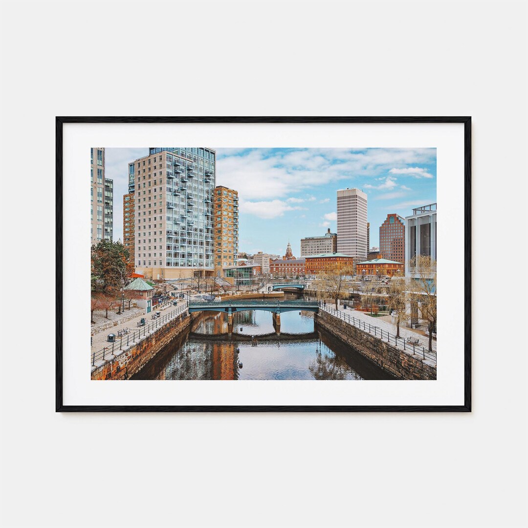 Providence Colorful Poster Print Horizontal, Providence Photo Wall Art ...