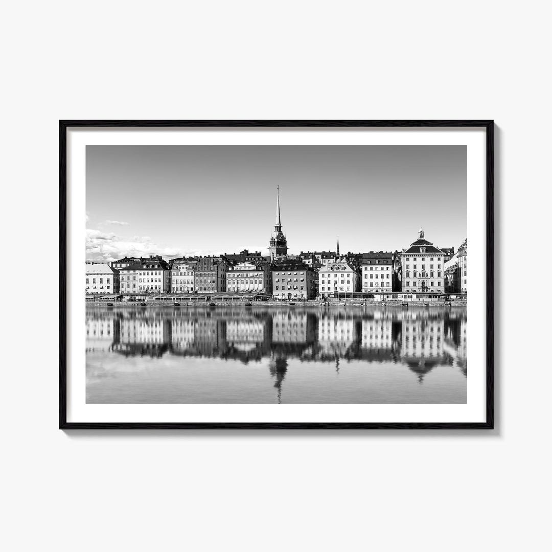 Stockholm Black and White Fine Art Photography Print, Gamla Stan Poster ...