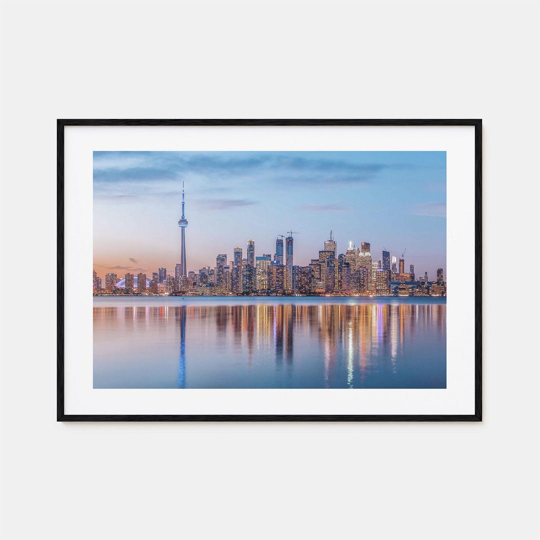 Toronto Colorful Poster Print Horizontal, Toronto Photo Wall Art ...