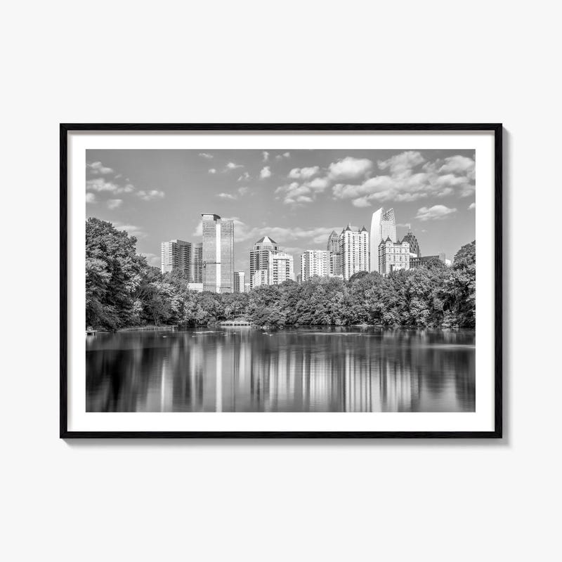 Atlanta Wall Art Black - Etsy