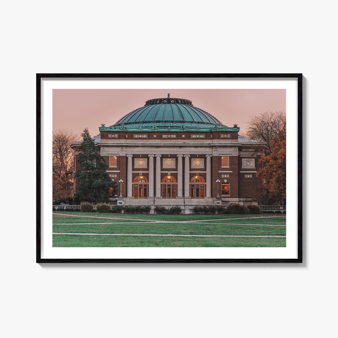 Champaign Fine Art Photography Print, Foellinger Auditorium Poster ...