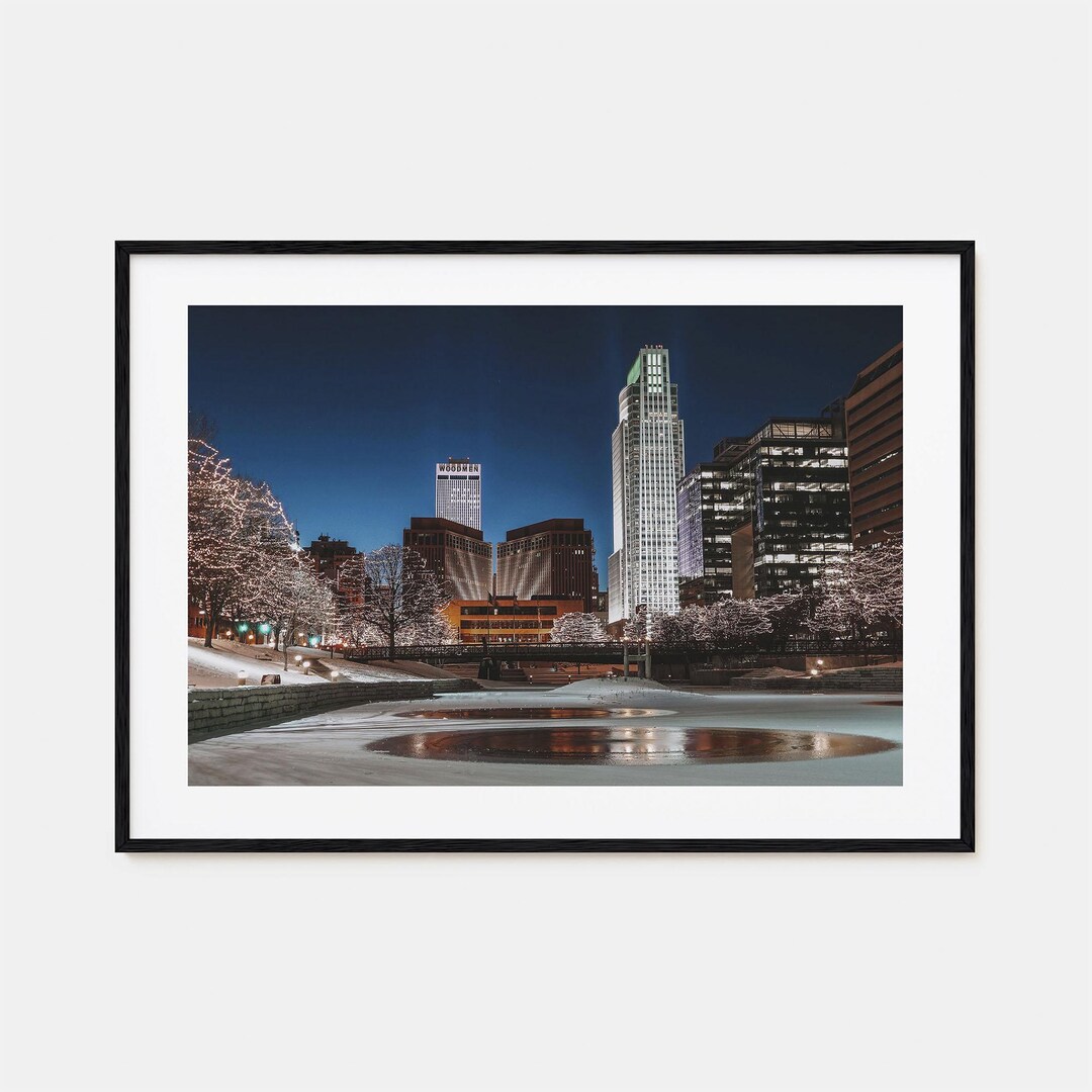Omaha Colorful Poster Print Horizontal, Omaha Photo Wall Art, Omaha ...