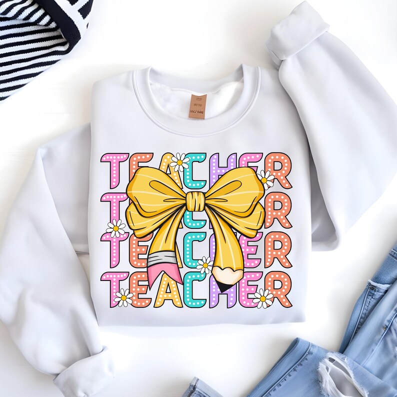 Coquette Teacher Png, Back to School Png, Teacher Appreciation Png ...