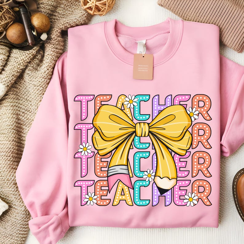 Coquette Teacher Png, Back to School Png, Teacher Appreciation Png ...
