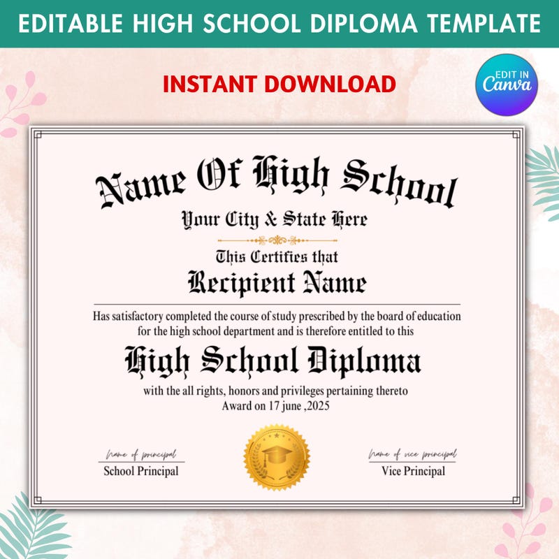 Diploma Svg - Etsy