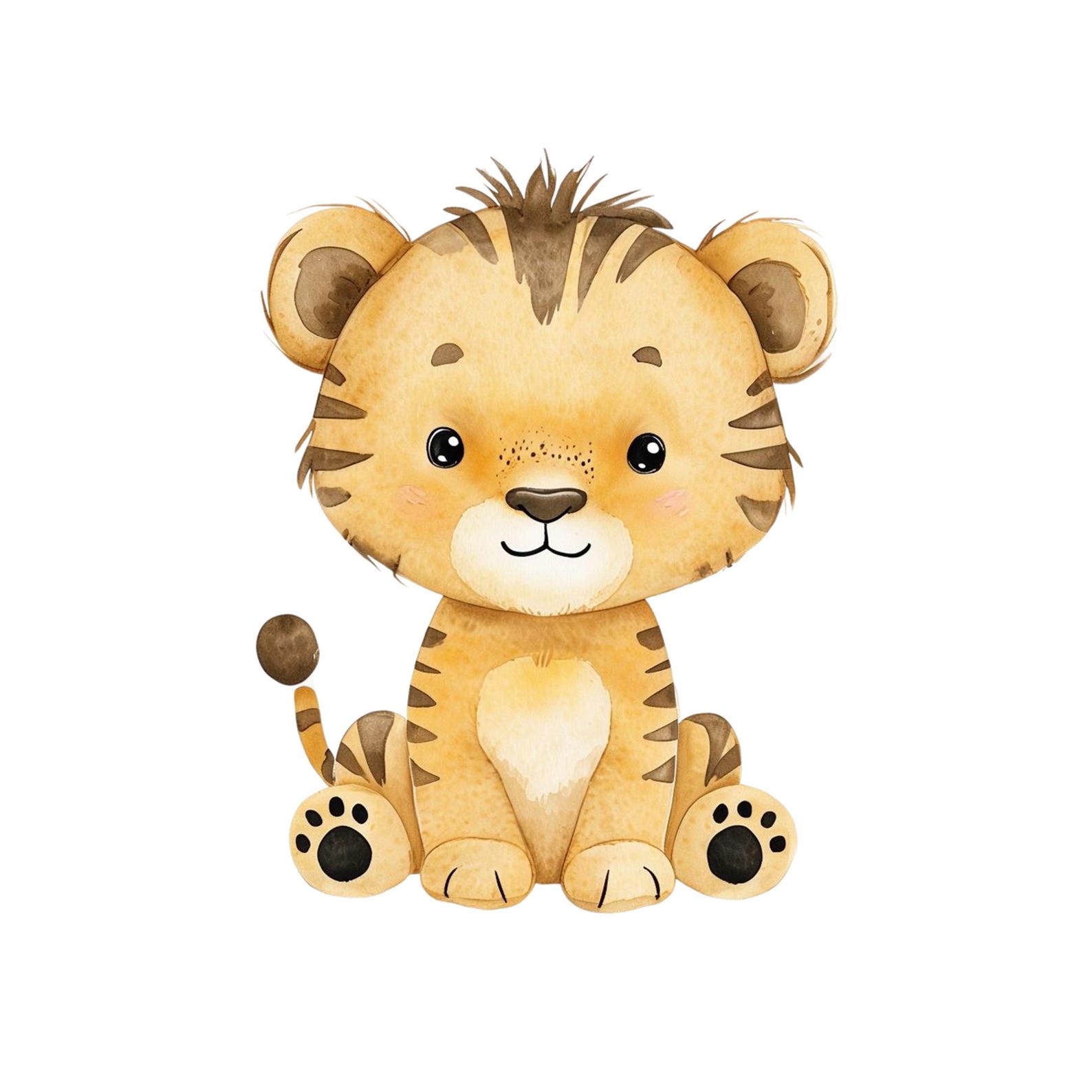 Safari Animals Clipart, Lion, Giraffe, Nursery Images,jungle Animals ...