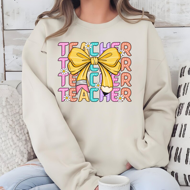 Coquette Teacher Png, Back to School Png, Teacher Appreciation Png ...