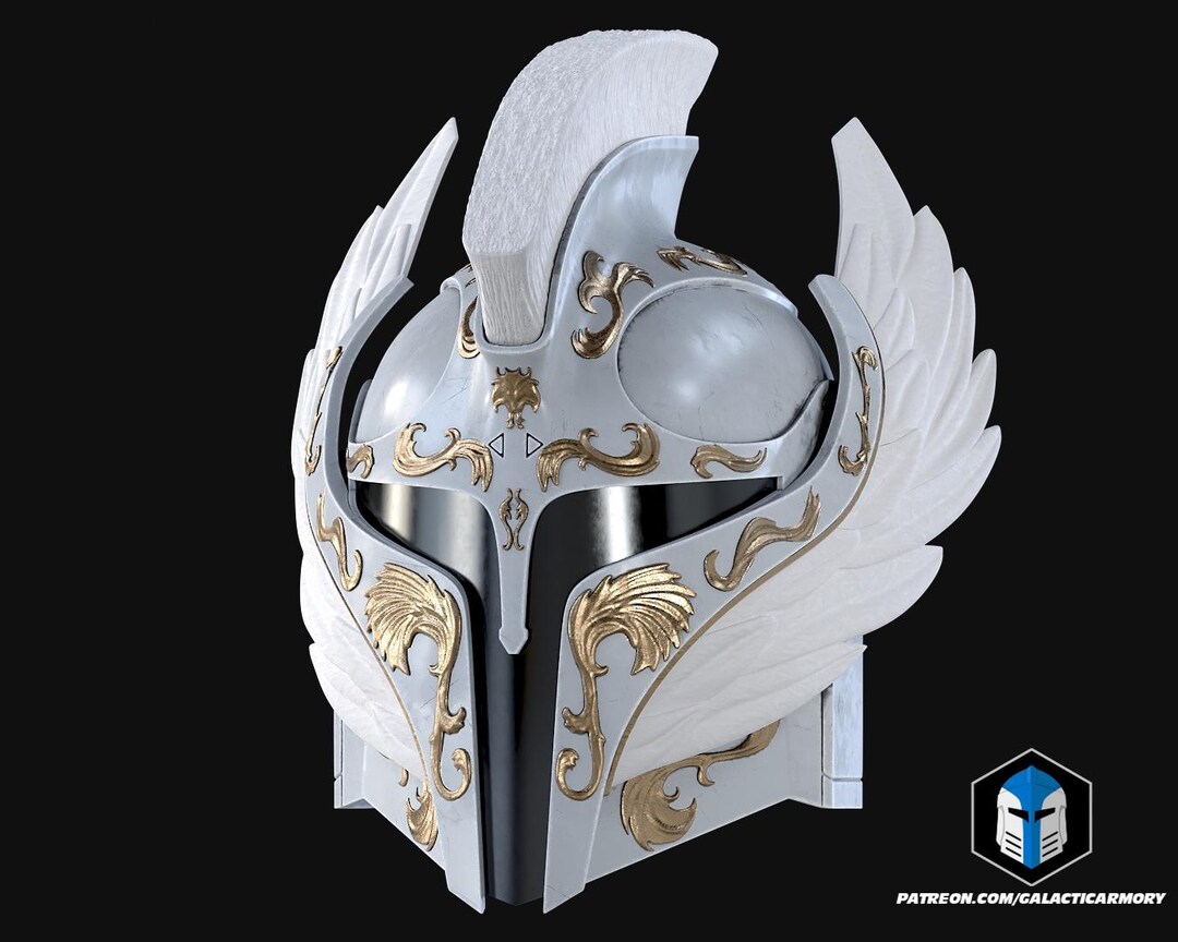 Angelic Mando Helmet - Designed by Galactic Armory - Etsy