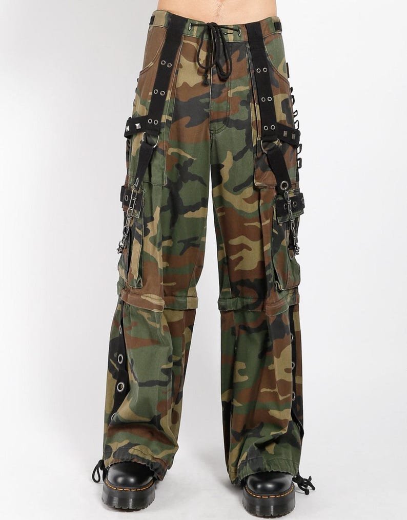Mixmies Men's Gothic Jungleland Punk Rock Camo Goth Fashion Pants - Etsy