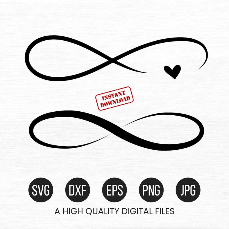 Infinity Symbol Svg - Etsy