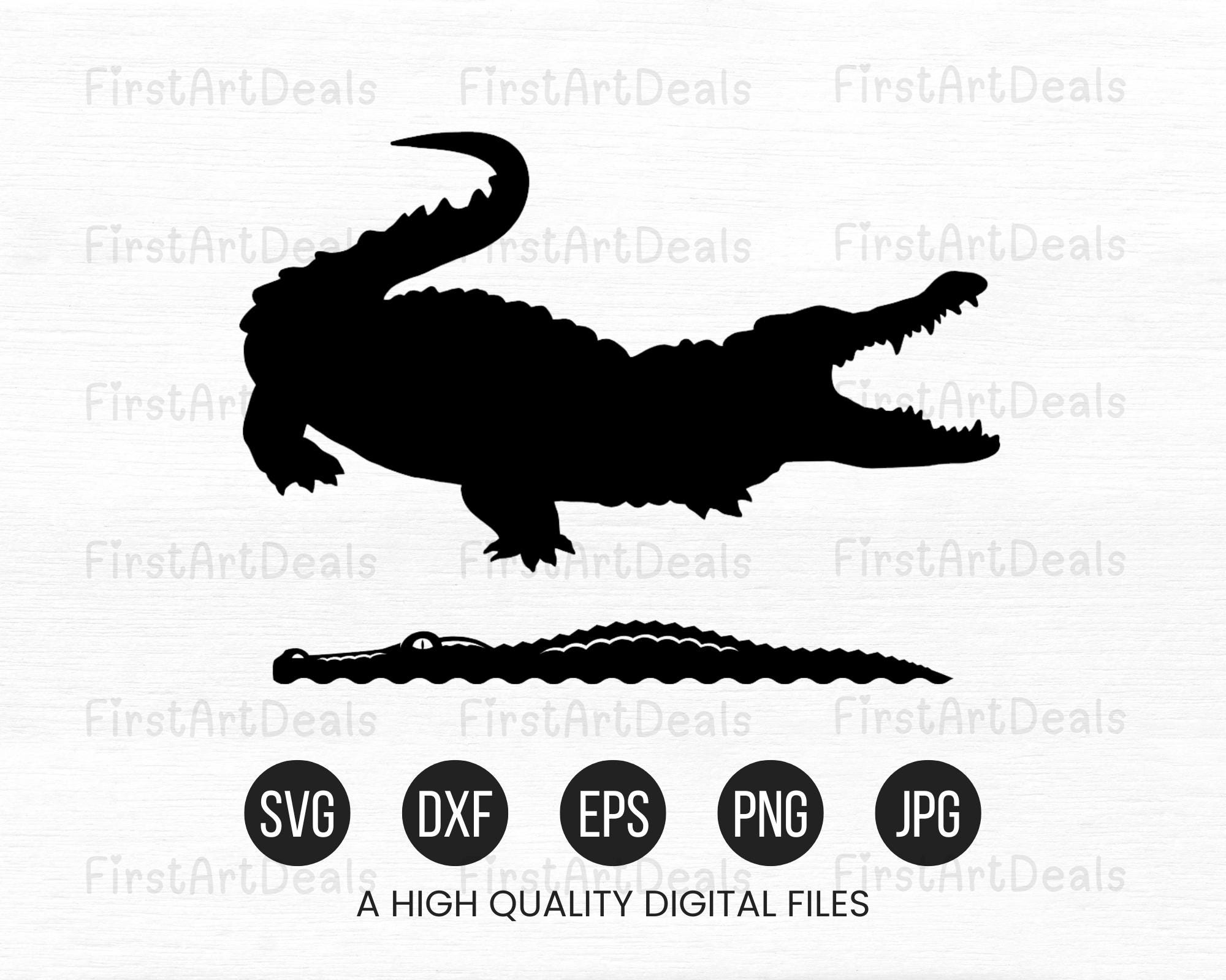 Alligator Svg, Alligator Png, Eps, Dxf Files for Cricut - Instant ...