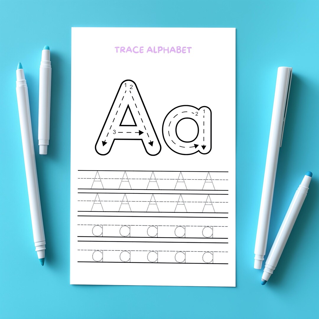 Alphabet Tracing Printables, Tracing Letters, Preschool Learning ...
