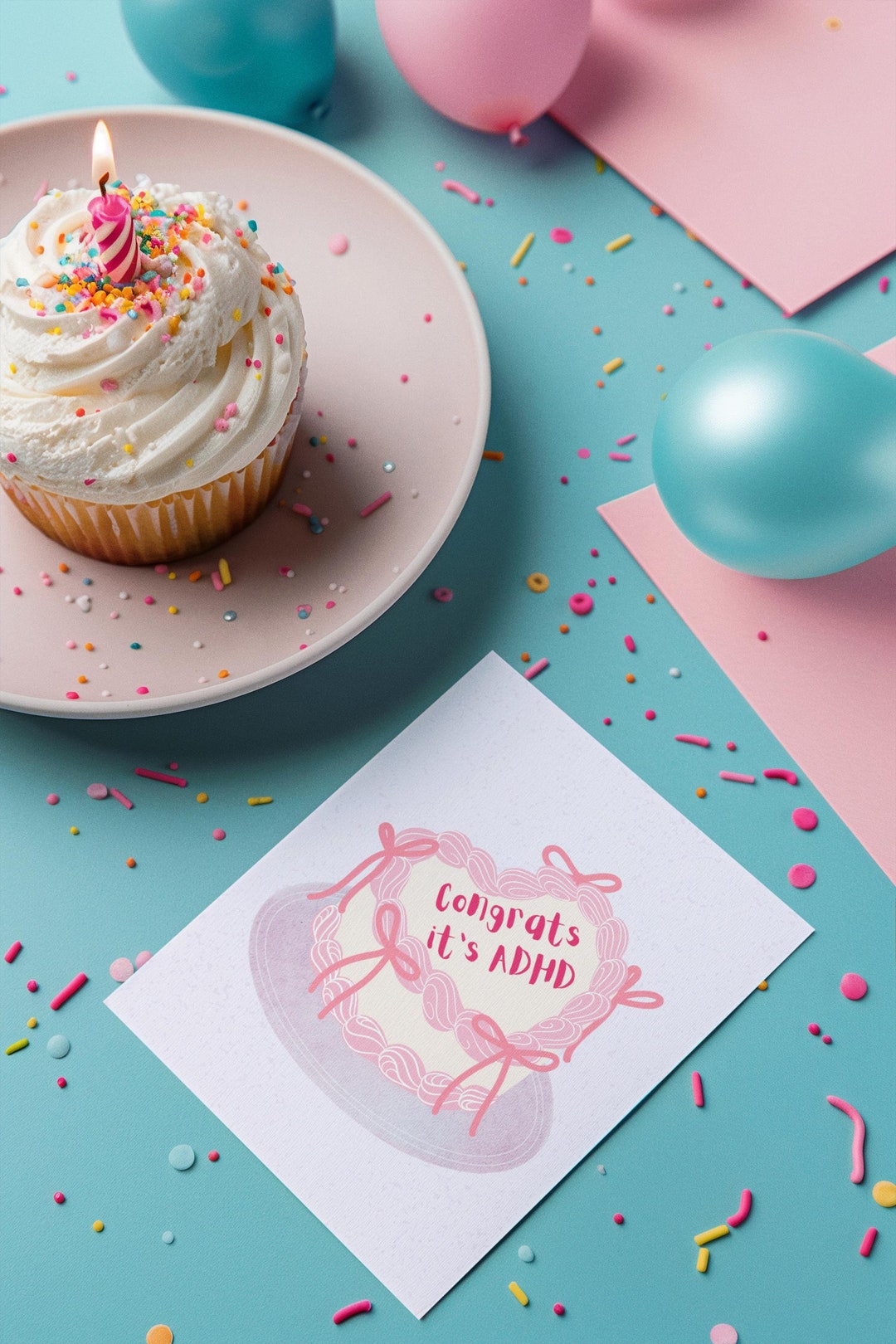 Neurodivergent Greeting Card Congrats on Your ADHD Autism ASD Diagnosis ...