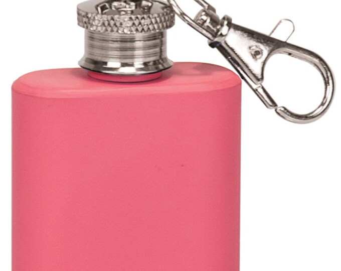 Stainless Steel Key Chain Flask 1 Oz Personalized 1 Pc Perfect for ...