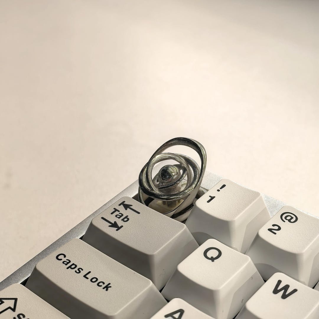 Star Ring Artisan Keycap，space Theme Keycap，original Custom Novelty ...