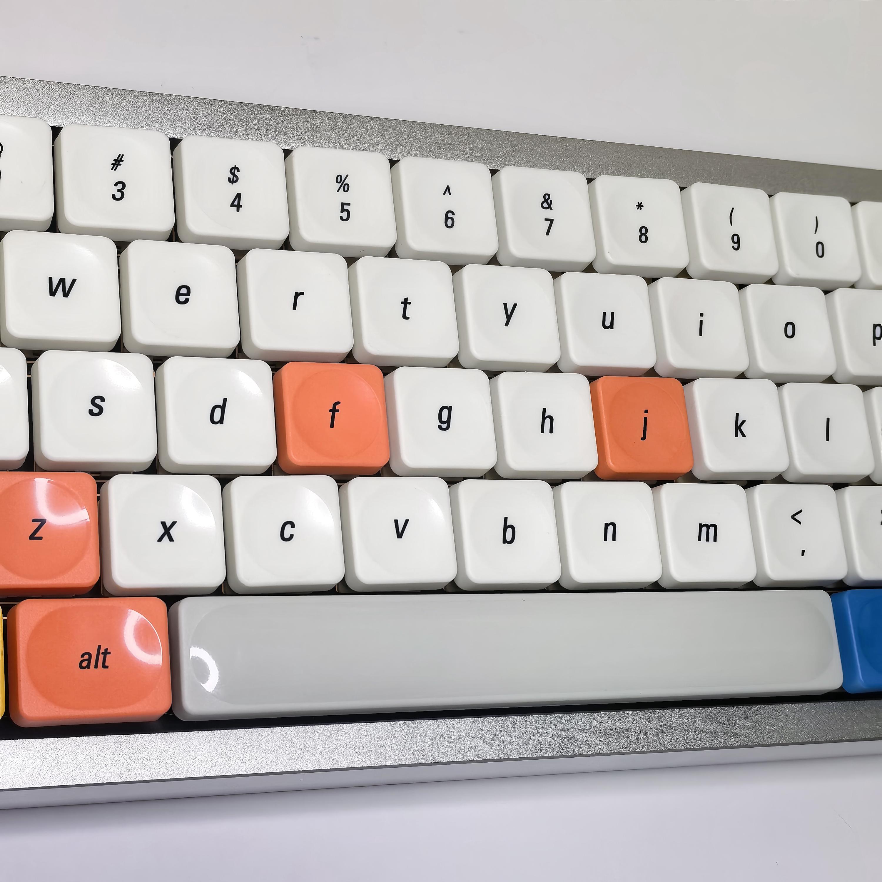 Original Low Profile Keycap Set PBT Custom Minimalist Keyboard Cap ...