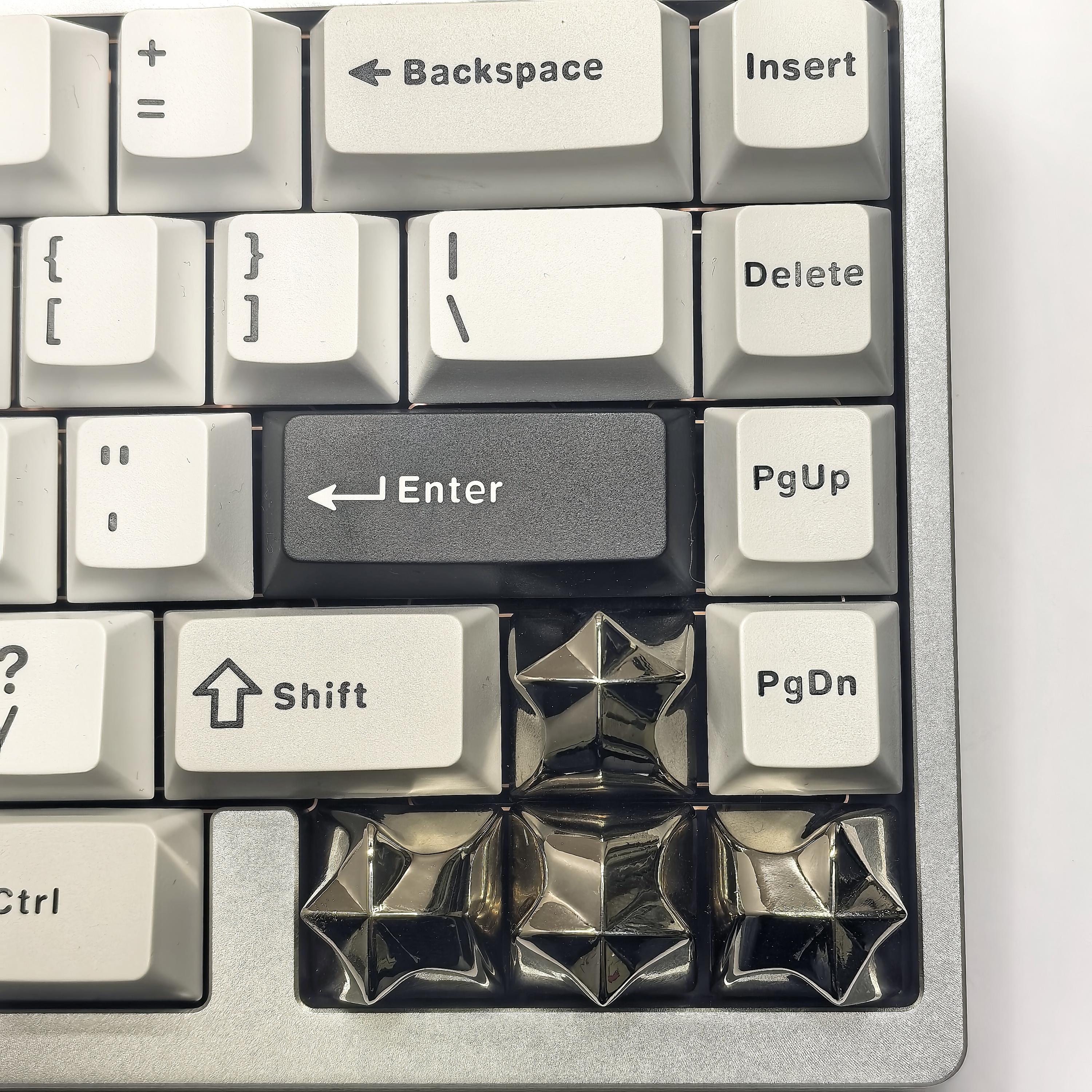 Cosmic Star Arrow Key，original Custom Metal Artisan Keycap，personalized ...